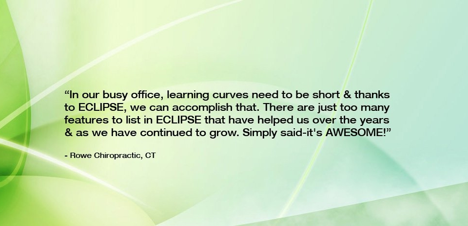 ECLIPSE® Chiropractic EHR, Billing, and Practice Management Software